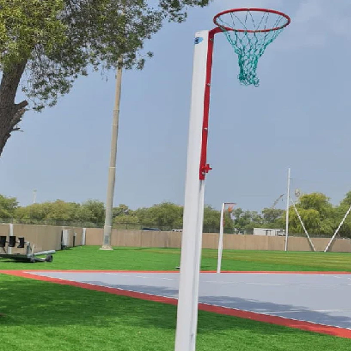 Movable Competition Netball Post with Adjustable Height - PAIR – Dawson ...