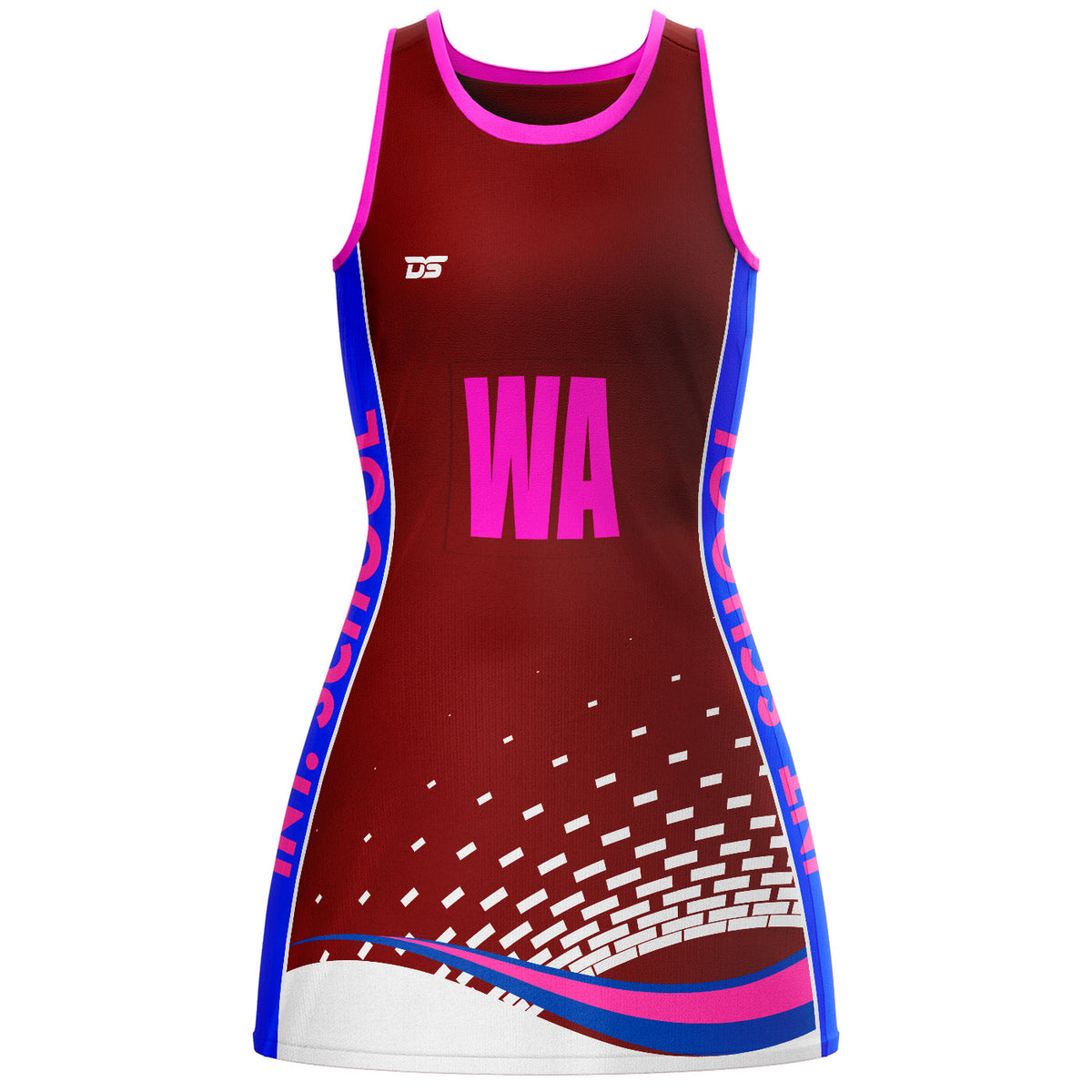 Custom Netball Dress - Design 24 – Dawson Sports