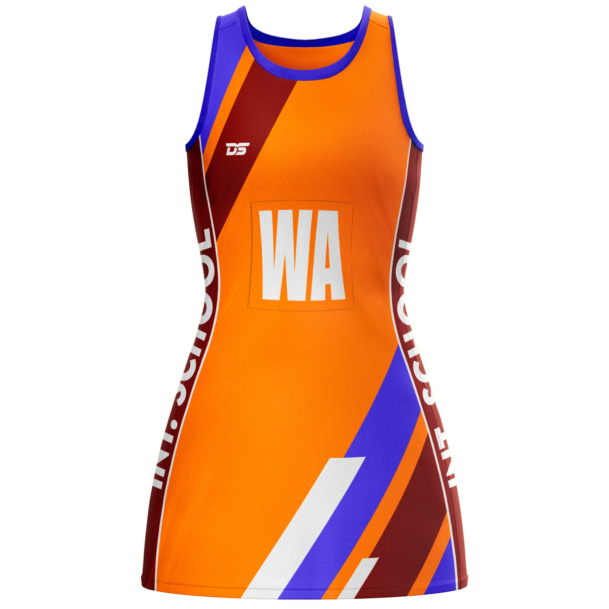 Custom Netball Dress - Design 32 – Dawson Sports