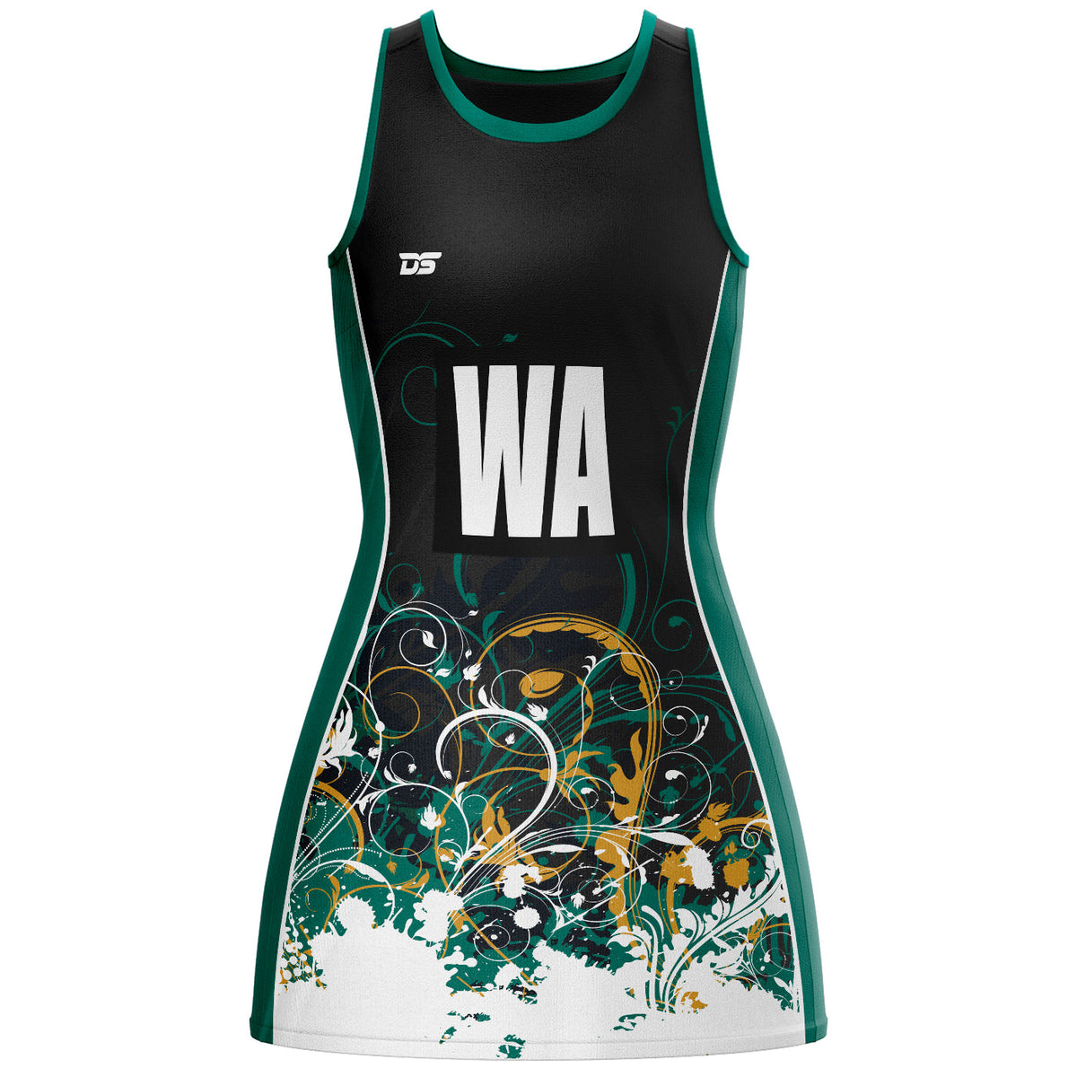 Custom Netball Dress - Design 6 – Dawson Sports